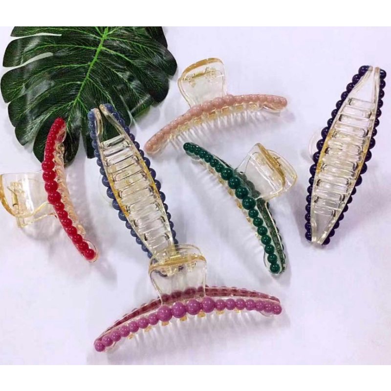 Big claws fashion hair clip bubbles ponytail | Shopee Philippines