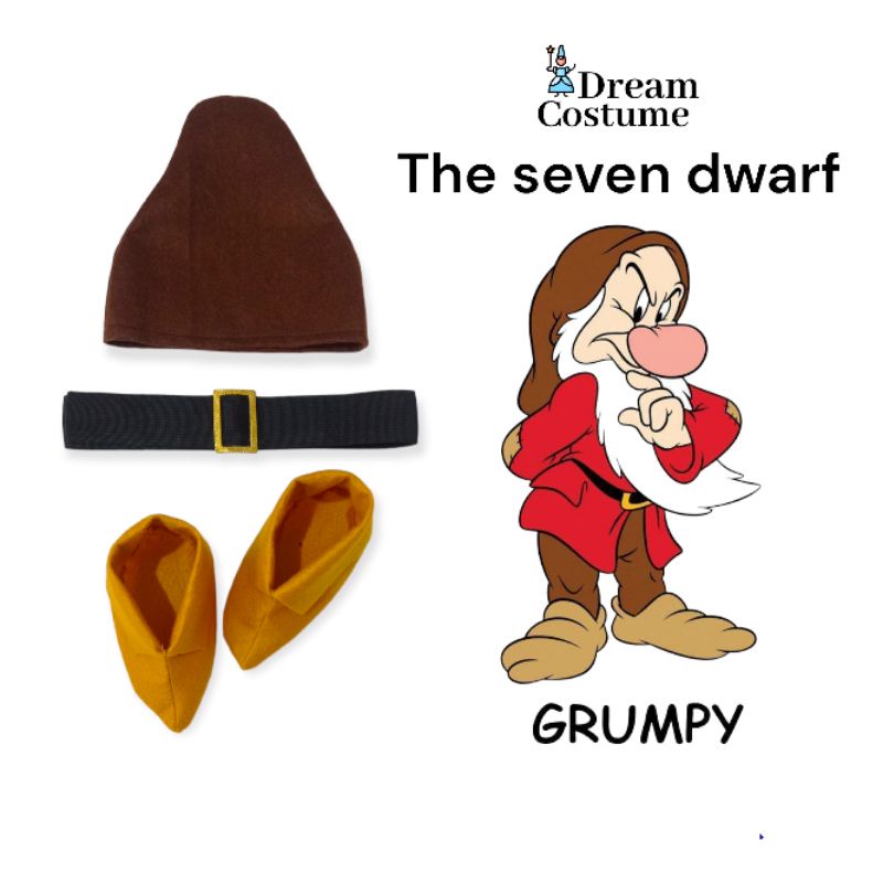Dwarf costume (accessories only) | Shopee Philippines