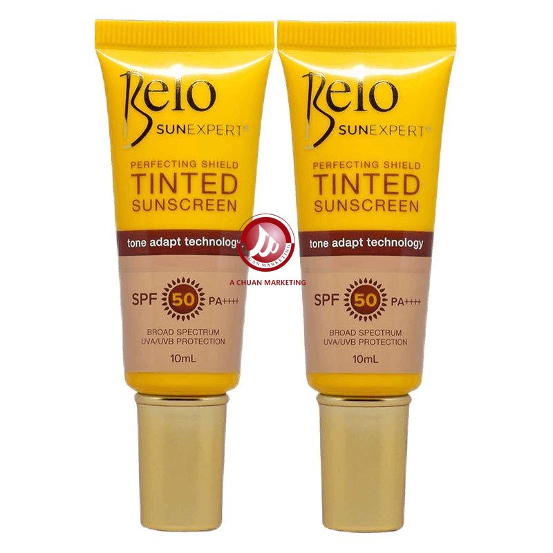 Sunblock Belo SunExpert Tinted Sunscreen SPF50 PA++++ 10mL 2 Pieces sun ...
