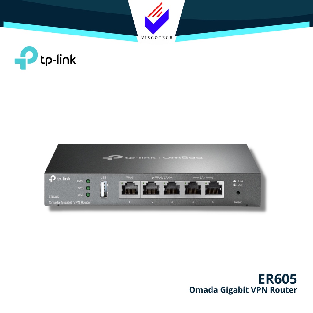 TP-Link ER605 Omada Gigabit Vpn Router | Shopee Philippines