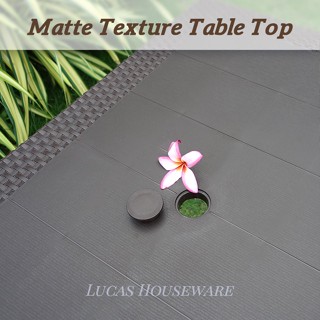 RATTAN DINING TABLE 30X48 RATTAN TABLE / STURDY RECTANGULAR OFFICE ...