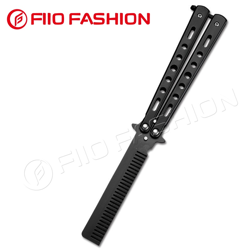 Salon Stainless Butterfly Folding Comb Balicomb FIIO Fashion Comb Gift ...