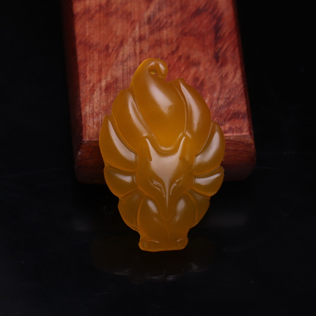 Original Nine Tailed Fox Necklace Healing Crystal Gemstone Necklaces ...