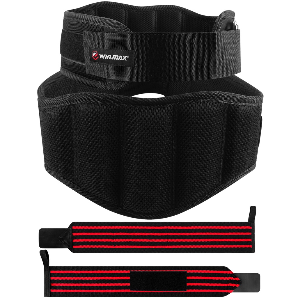 WIN.MAX Weight Lifting Belt with Wrist Wraps Workout Belt for Lifting ...