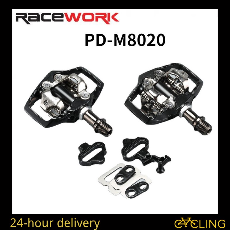 For Shimano PD-M8020 PD-M8100 Mountain Bike Self-Locking SPD Pedals ...