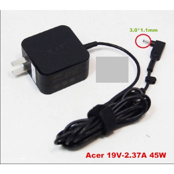 Acer 19V 2.37A 45W 3.42A 65W 3.0 * 1.1mm Square Laptop Charger for ...