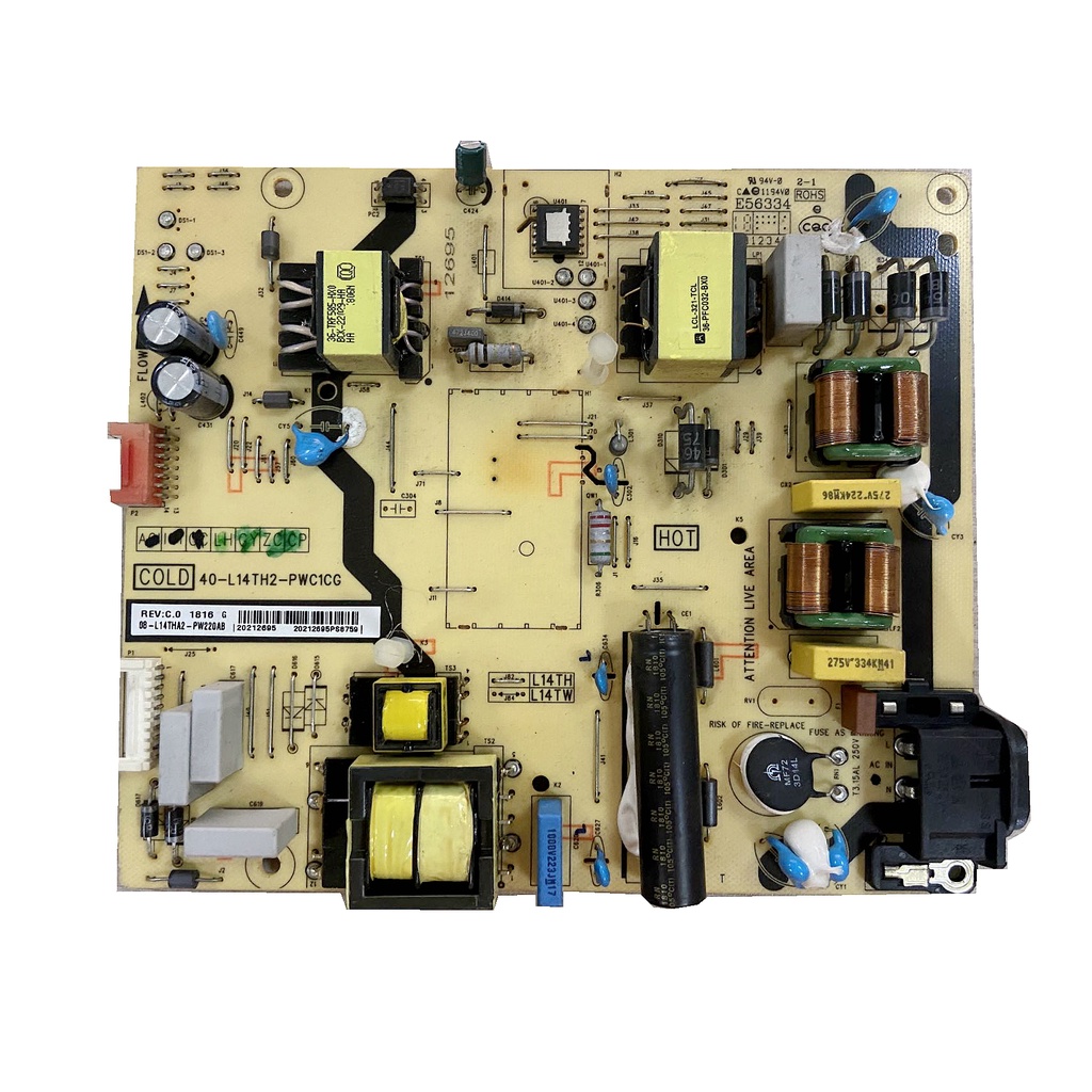 1pc for TCL 55A660U 49A660U 55N3 TV power strip 40-L14TH2-PWC1CG measurement | Shopee Philippines