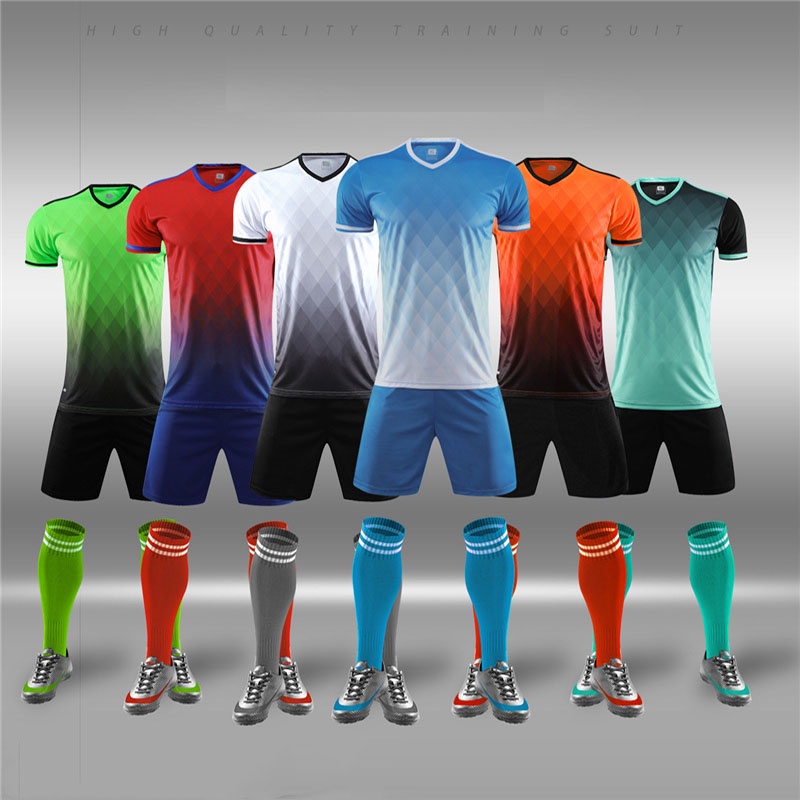 Football Suit //Soccer Jersey & Shorts// Men Football Team Uniforms ...