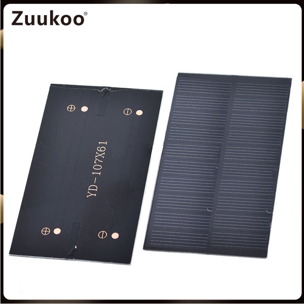 1W 5V 200mA Solar Panel Monocrystalline Solar Laminate DIY Solar Panel ...