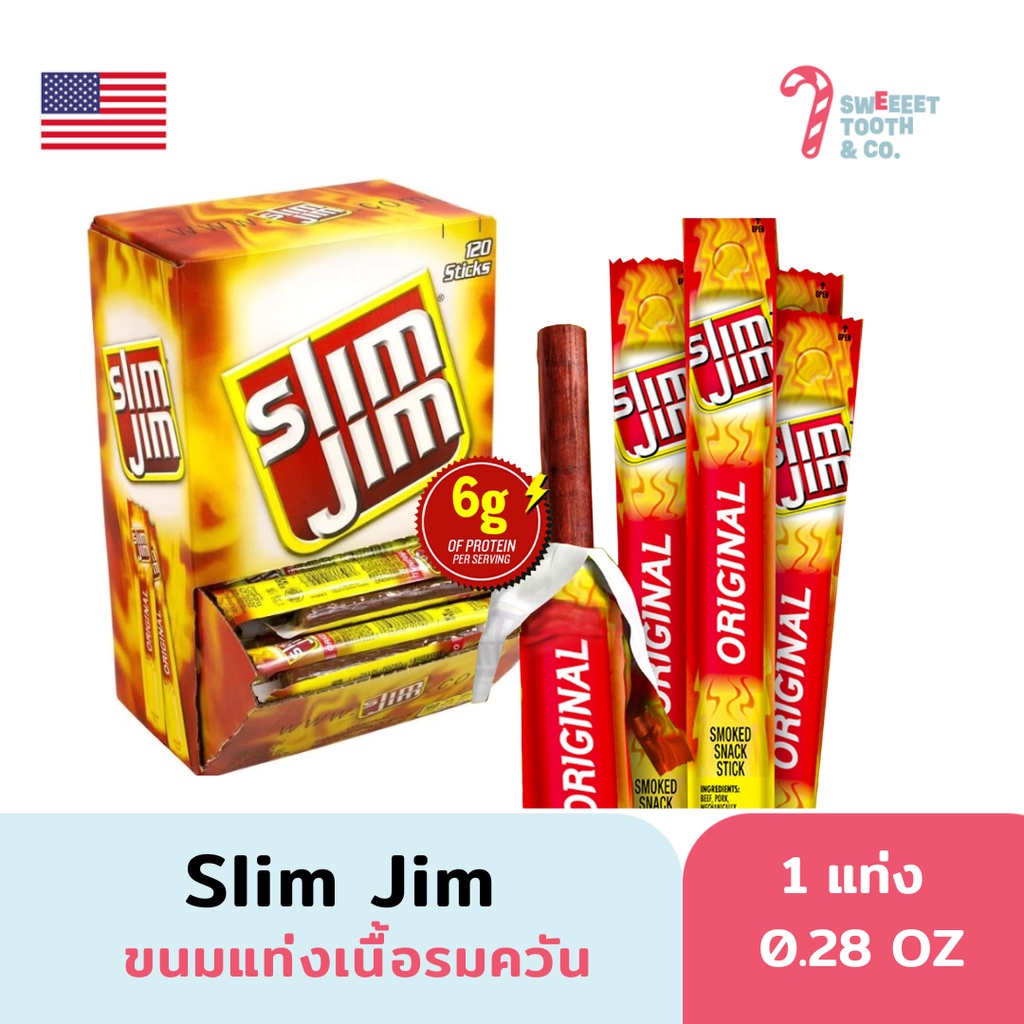 Slim Jim Snack- Sized Smoked Meat Sticks 0.28 oz | Shopee Philippines