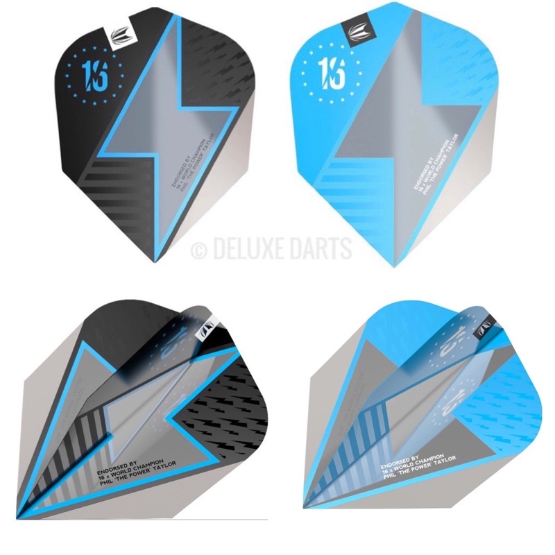 TARGET-PHIL TAYLOR-POWER SERIES WHITE PRO.ULTRA NO.6 DART FLIGHTS ...