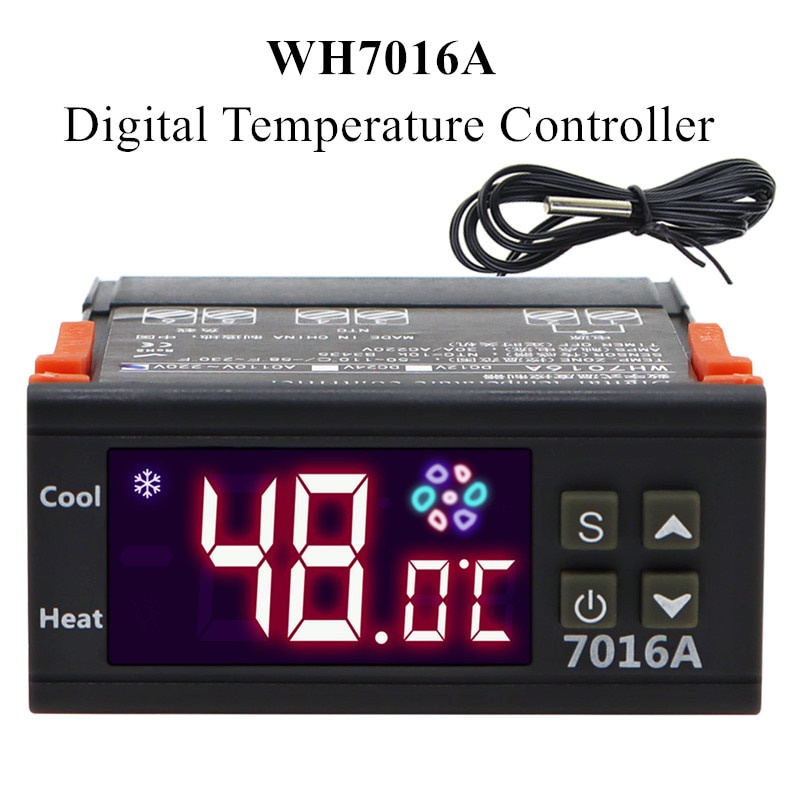 7016A Digital Temperature Controller Switch Controller 220V 30A High ...
