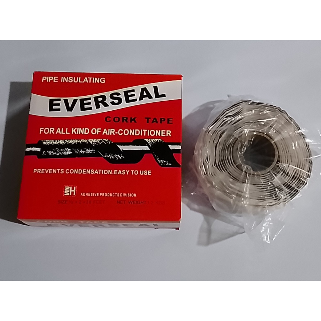 Everseal Cork Tape | Pipe Insulation Tape | Car Aircon Parts | Shopee ...
