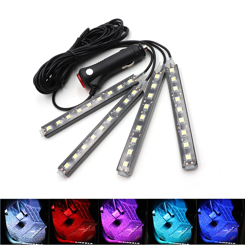 2020 new Multicolor Car 36 LED Interior Atmosphere Lights Dash Floor ...