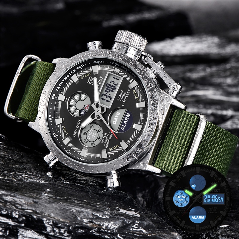 DIVEST Brand Men's Watches Fashion Sport Casual Male Military Dual ...