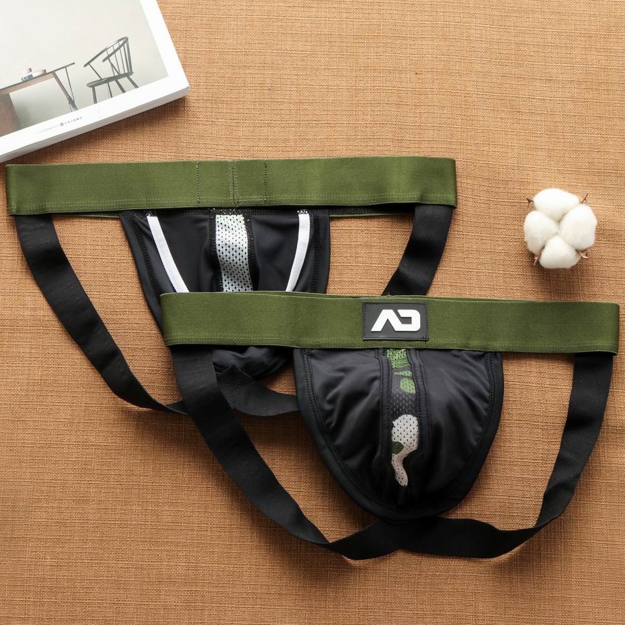 Addicted Men Air-through Ice Silk Jockstrap Underwear Sexy Jock Strap ...