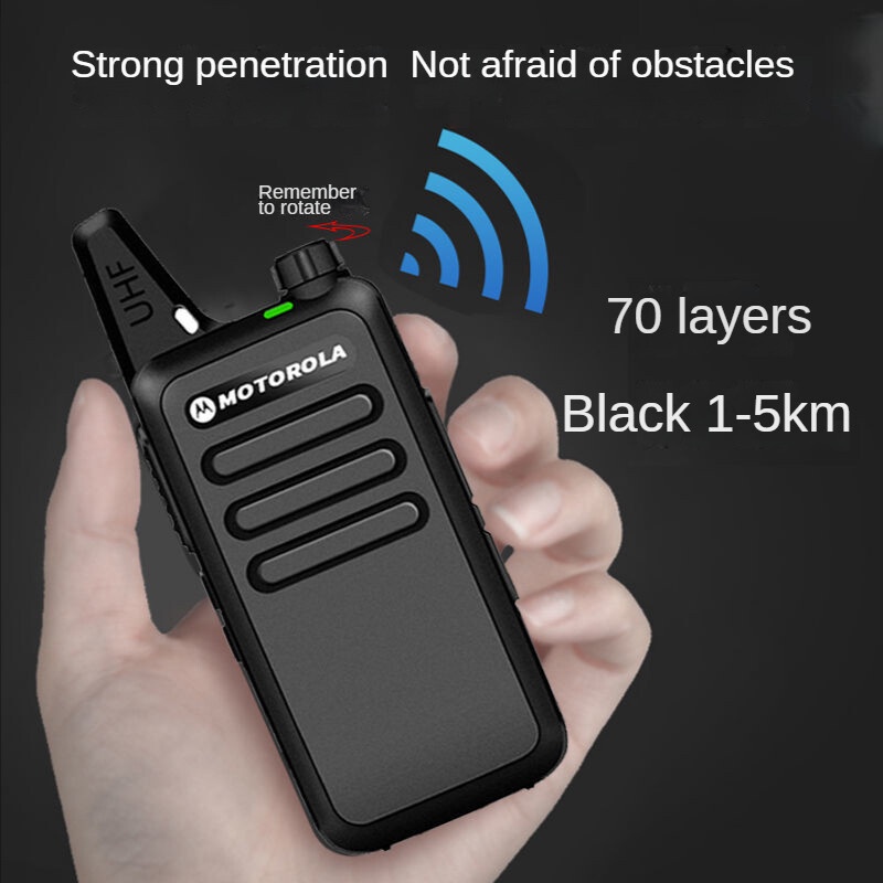 Motorola Radio C1 Walkie Talkie Long Range 10KM UHF 400-470MHz Two Way ...