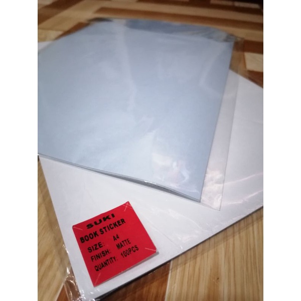 suki sticker paper A4 size matte/glossy/kraft (10pcs/pack) | Shopee ...