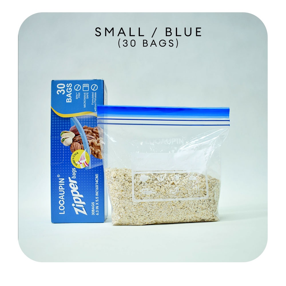 LOCAUPIN Multipurpose Resealable Zipper Lock Bag Leakproof Refrigerator ...