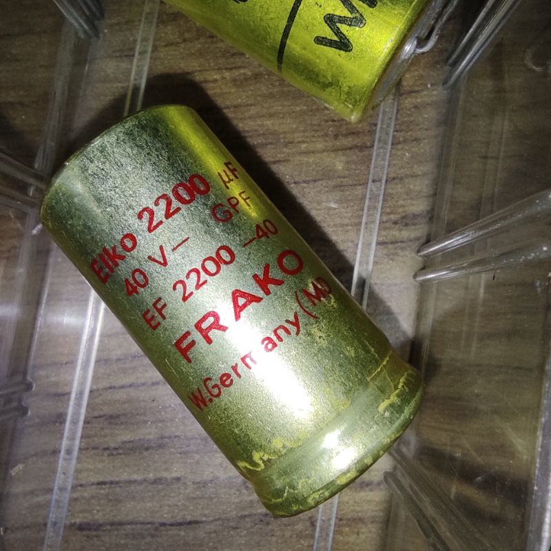 Elco FRAKO 2200uf 40V Wima 35V capacitor capacitor capacitor capacitor ...
