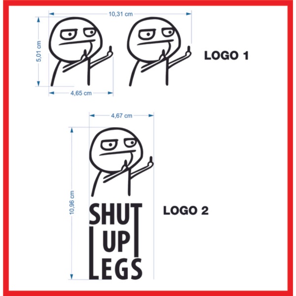 Cutting STICKER MEME MIDDLE FINGER - Gray LOGO 2 Limited | Shopee ...