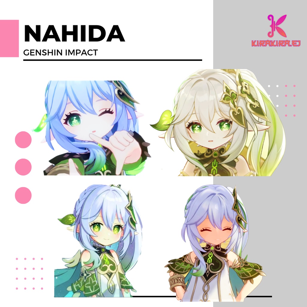 STICKER Nahida Genshin Impact Vinyl Waterproof Sticker | Shopee Philippines