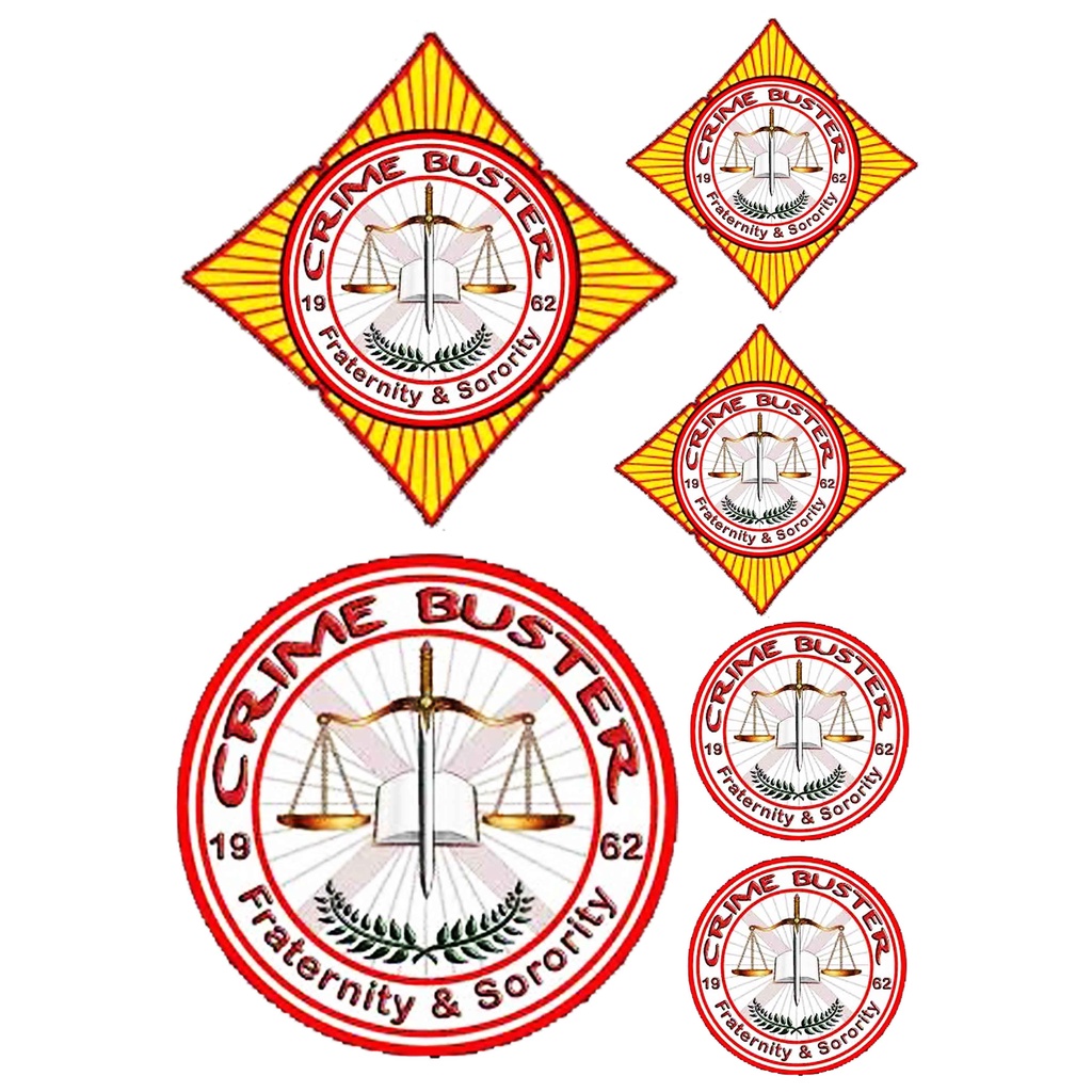 CRIME BUSTER DESIGN STICKERS | Shopee Philippines