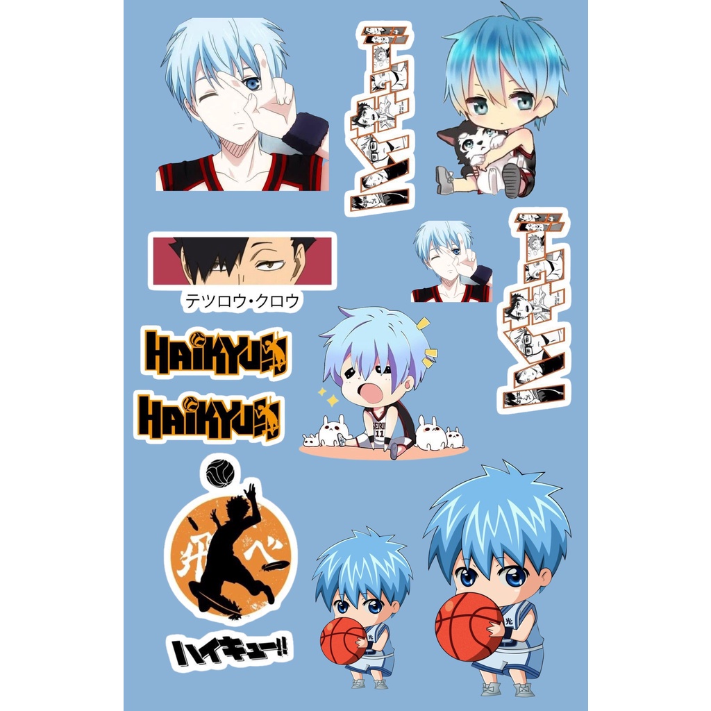 HAIKYUU custom cute aesthetic anime Sticker | Shopee Philippines