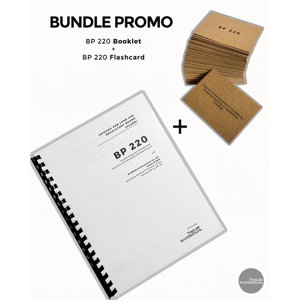 Toplab Architecture Review Booklets (BP 220, BP 344, PD 957, UAP IAPOA ...