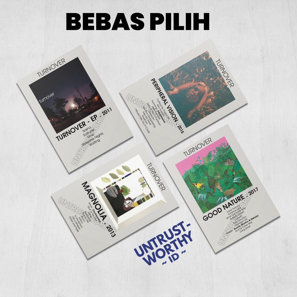 A5 Size Album and EP Turnover Poster (4-6pcs) | Shopee Philippines