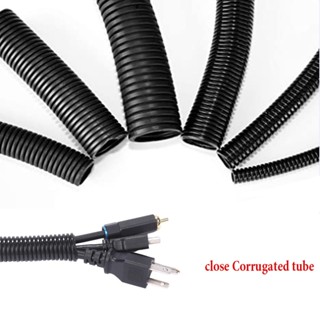 1M/3M Insulation Corrugated tube pipe PP wire harness casing Cable ...