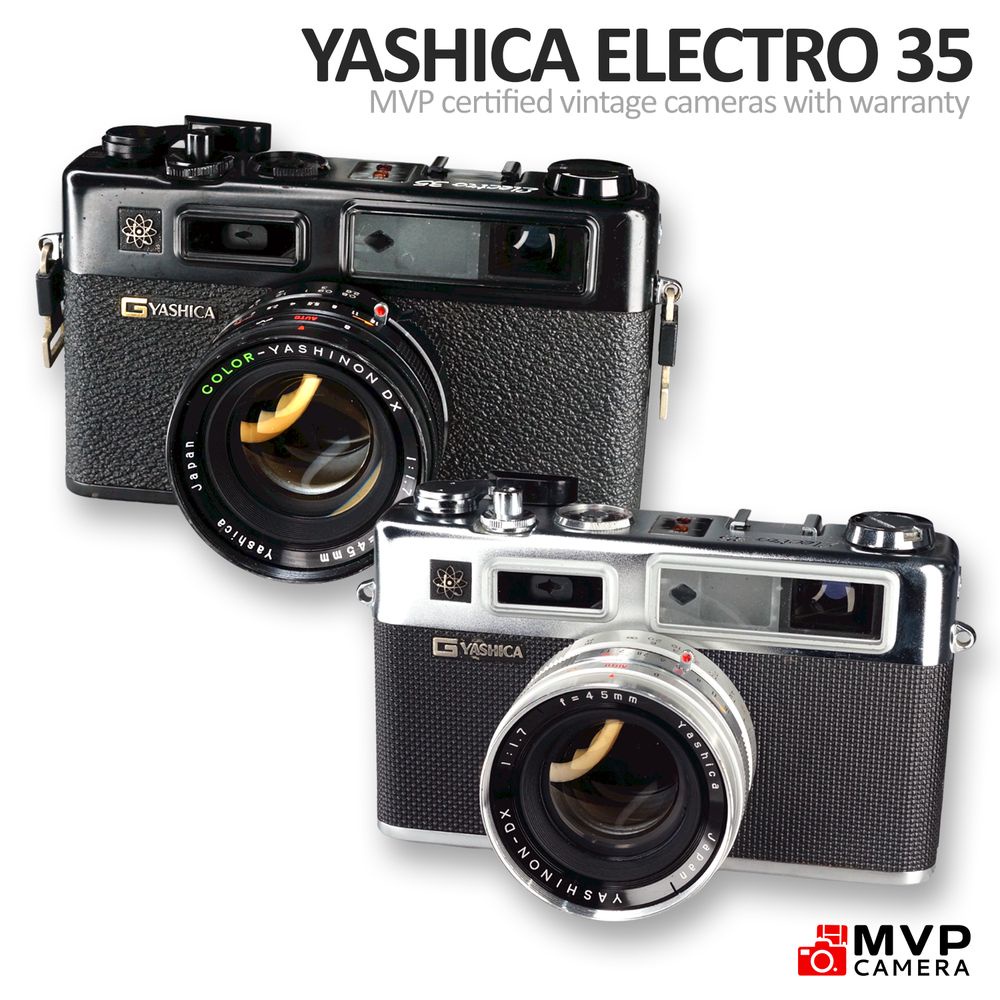 VINTAGE - YASHICA Electro 35 MVP CAMERA | Shopee Philippines