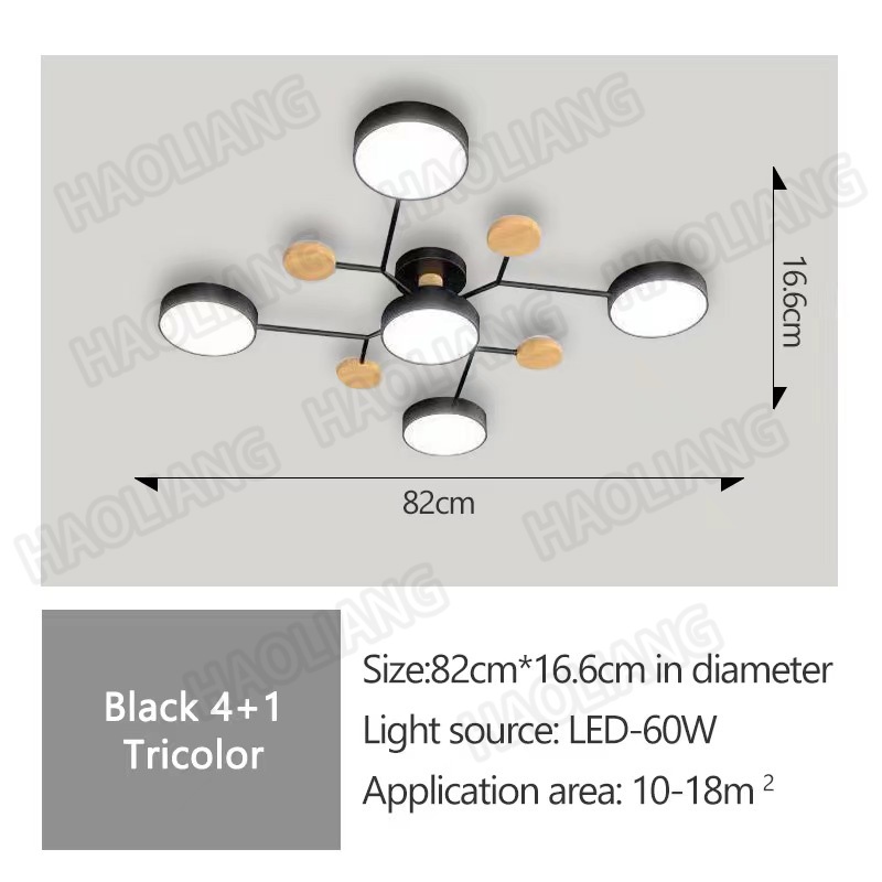 Ceiling Light 3 Colors Nordic Ceiling Light living room Minimalist ...