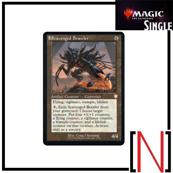 [MTG][Single][BRC] Scavenged Brawler Level Rare [English] | Shopee ...
