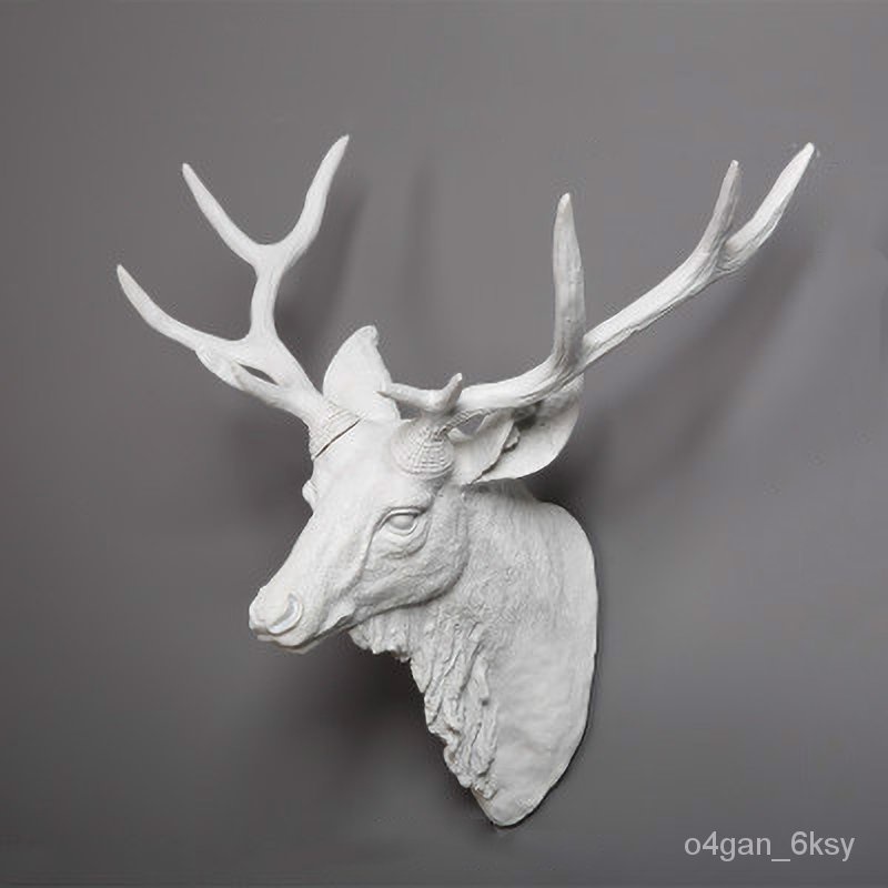 Faux Deer Head, Faux Taxidermy Animal Head Wall Decor Handmade ...