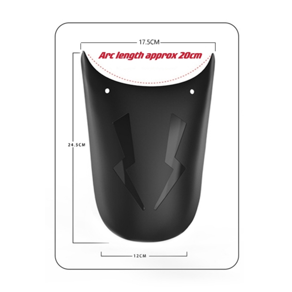 Genesis Motorcycle Mud Guard Fender Extention Universal Heavy Duty ...