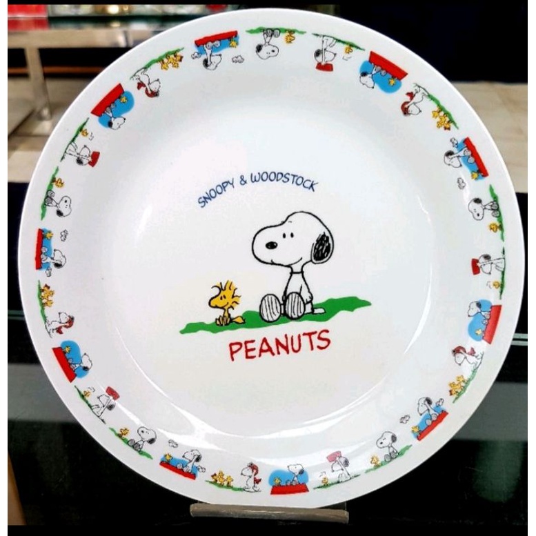 snoopy & woodstock peanuts plate (7.5 inches) | Shopee Philippines