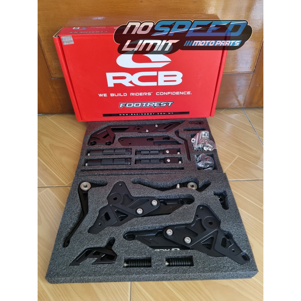 RCB S3 Footrest Full Set Shifter for Raider 150 Carb/FI | Shopee ...