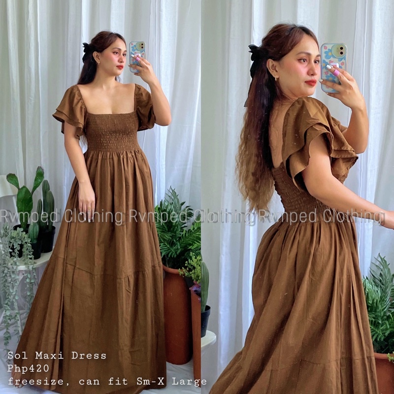 RVMPED Sol Plain Maxi Dress | Shopee Philippines