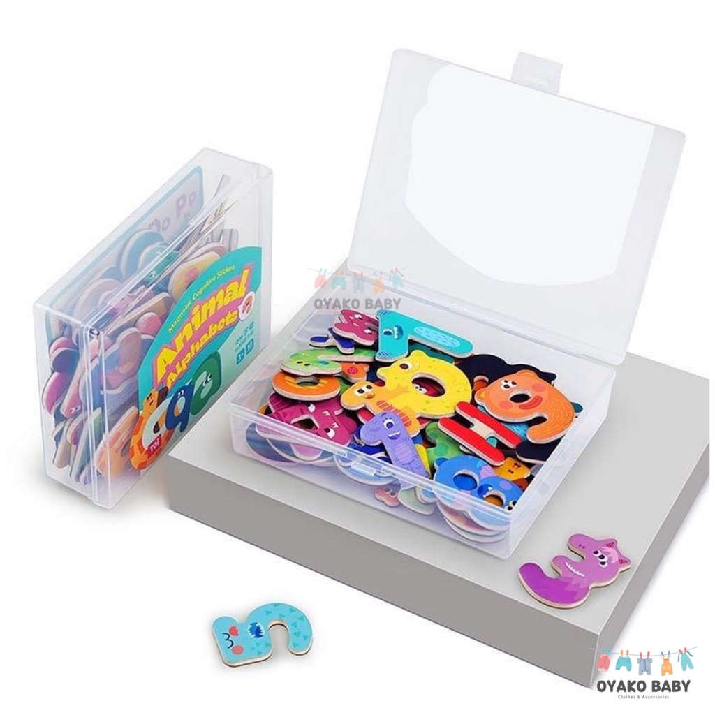TOI Magnetic Cognitive Alphabet and Numbers Educational Toy for Kids ...