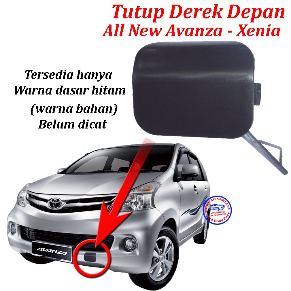 Close The Crane Cover Front Towing Cover All New Toyota Avanza Daihatsu ...