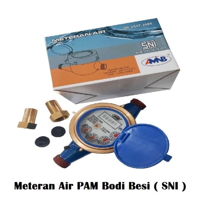 Sni Iron Water Meter / SNI Iron Body PAM Water Meter AMNB BRAND 1/2 ...