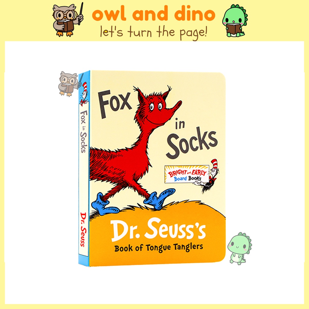 Dr Seuss' Fox in Socks (Mini Board Book) | Shopee Philippines