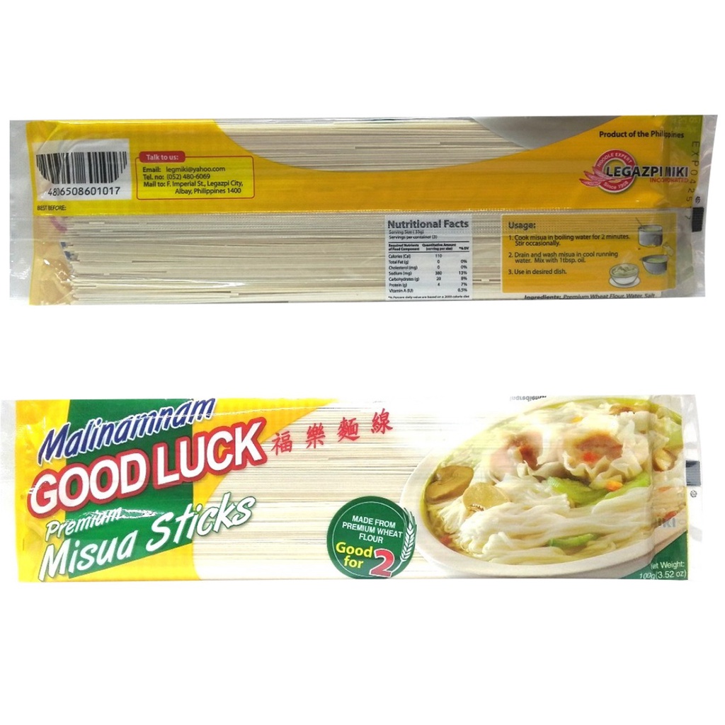 Good Luck Premium Misua 100g | Shopee Philippines