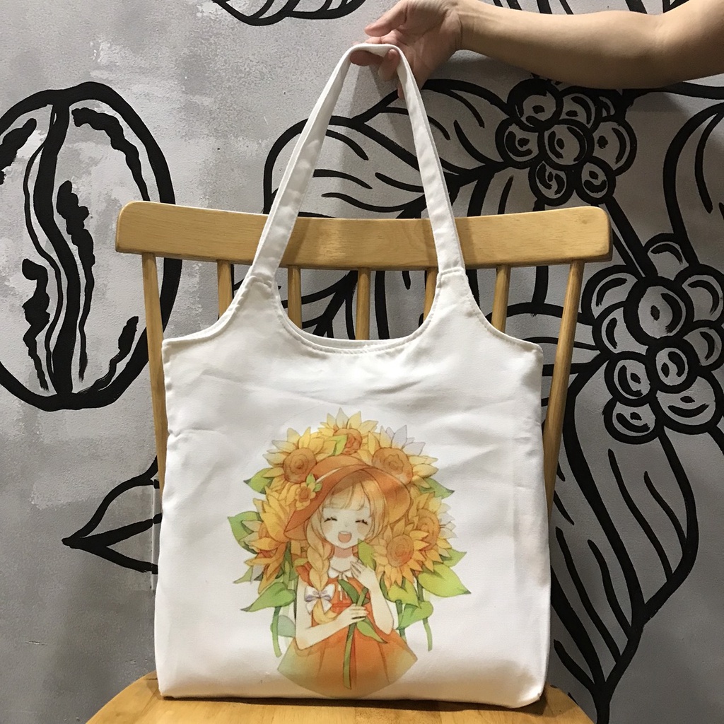 POLI Tote bag, high quality 100% poly canvas, ulzzang fashion style ...