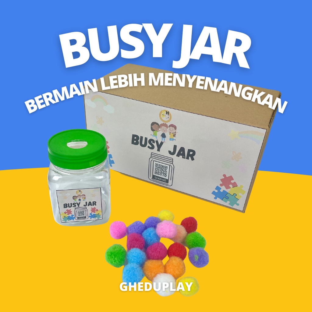 Montessori Busy Jar Fine Motoric Play Educational Sensory Toys | Shopee ...