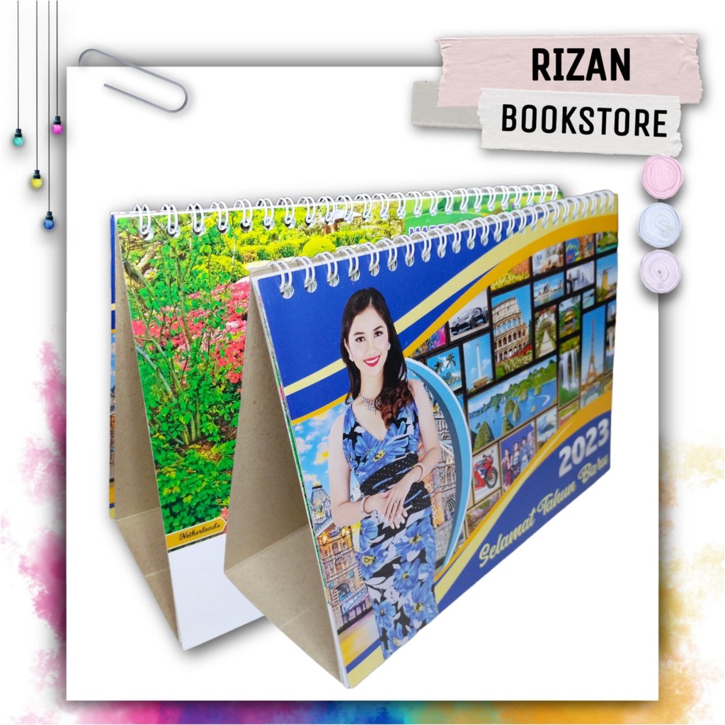 Desk Calendar 2023 Yearly Sitting Calendar | Shopee Philippines