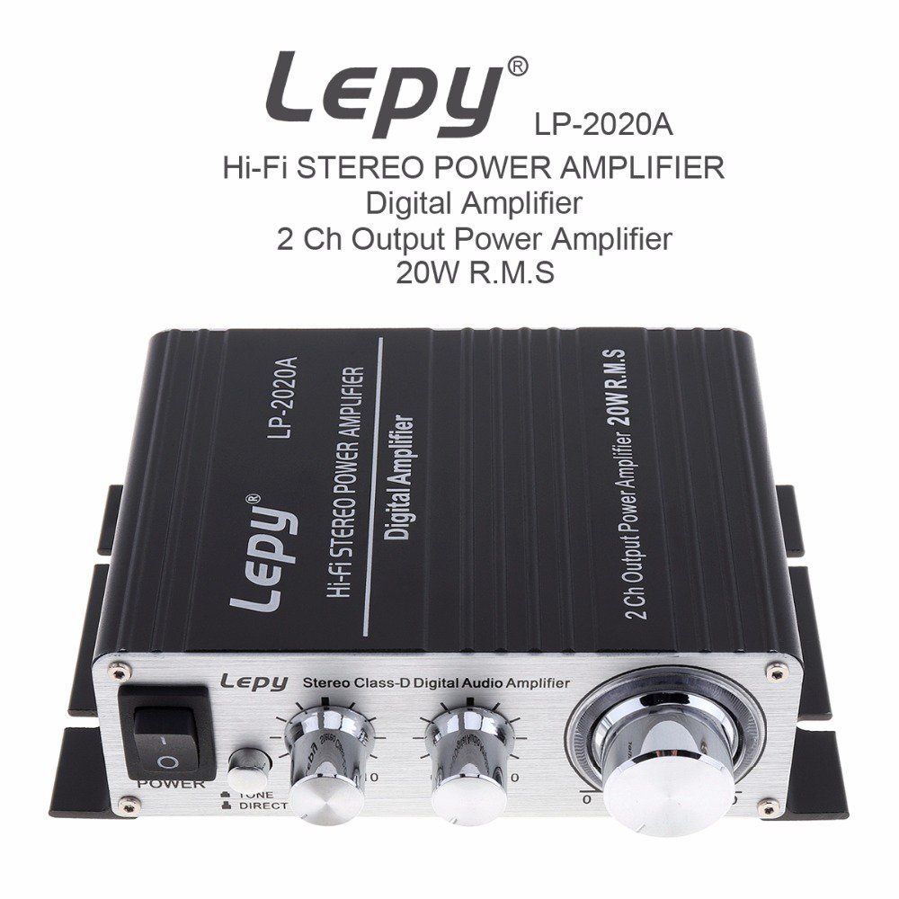 LEPY LP-2020A Hi-Fi Digital Stereo Amplifier 2CH Stereo Class-D Audio ...