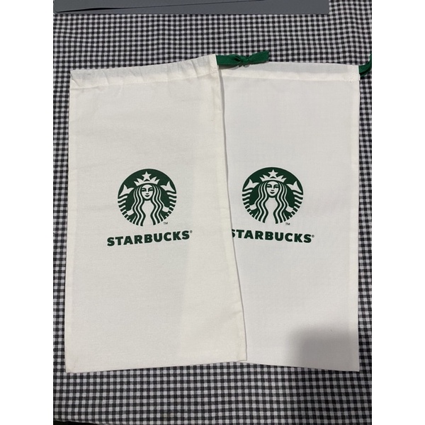 STARBUCKS Glass Cloth Bag From Genuine Shop (2 Pieces) | Shopee Philippines