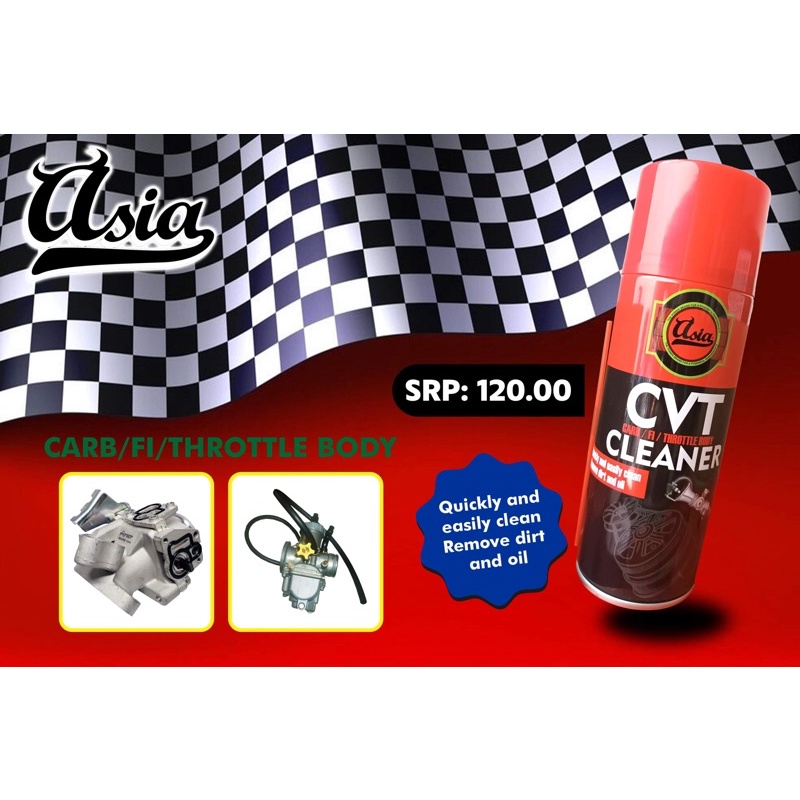 Asia CVT cleaner throttle body carburetor cleaner | Shopee Philippines